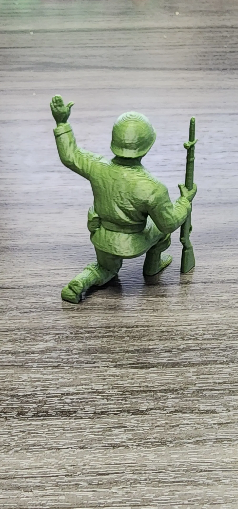Green Army Man Halt Stop Mini Toy Soldier Model - Free 3D Print Model ...