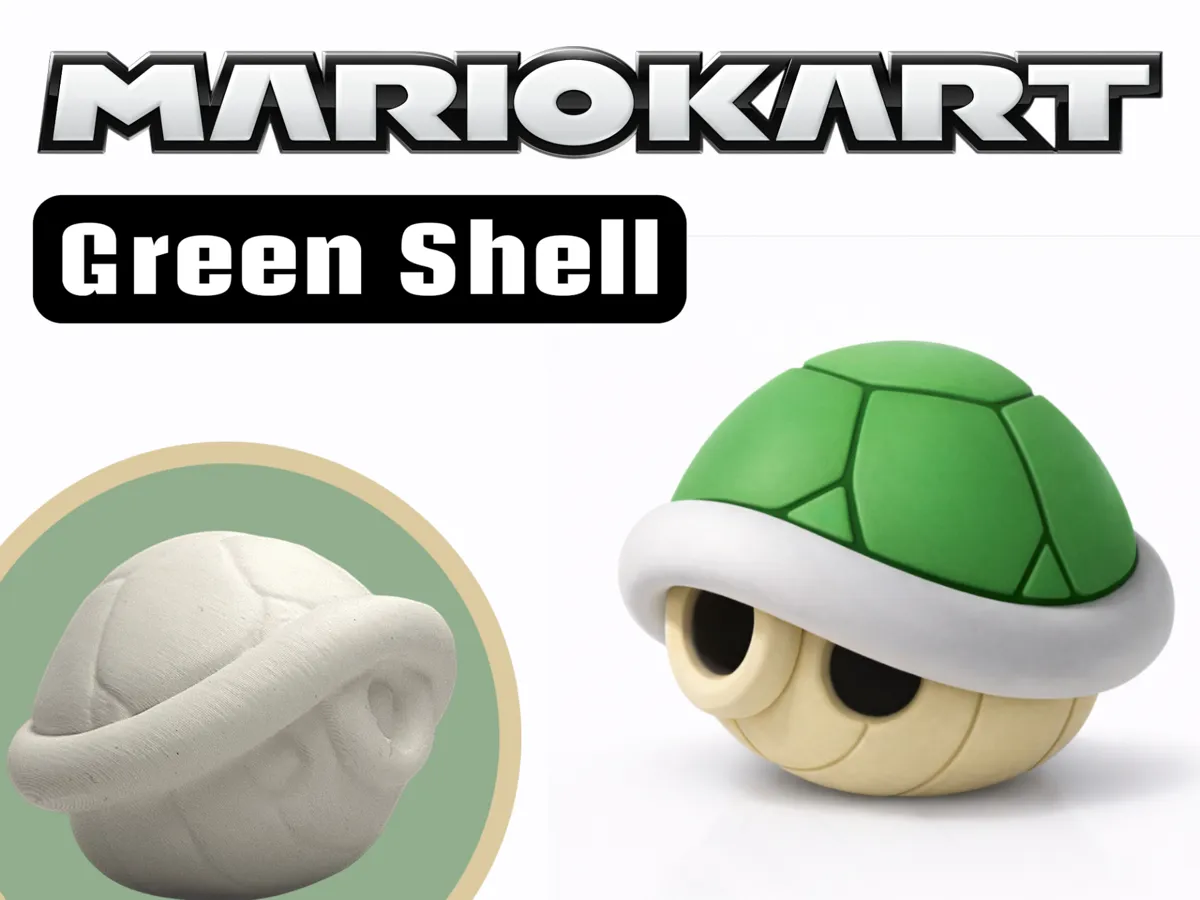 Green Shell – Mario Kart - Free 3D Print Model - MakerWorld