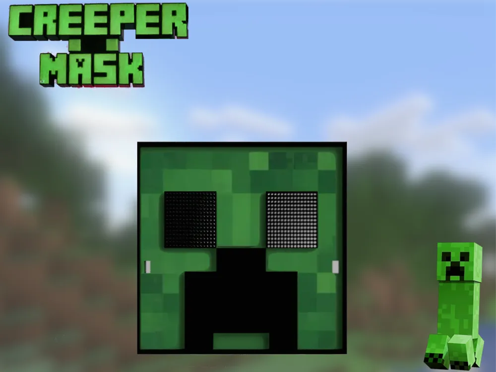 Creeper mask Minecraft by TAY_3DMakerWorld: Download Free 3D Models