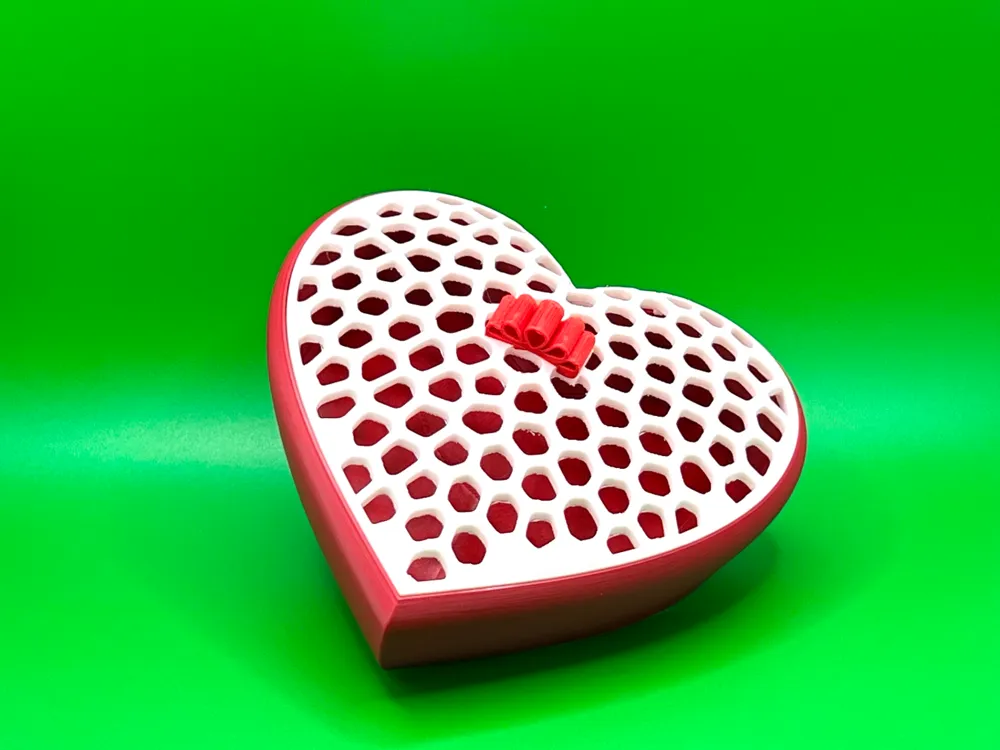 Valentine's Day Heart-Shaped Gift Box - Free 3D Print Model - MakerWorld