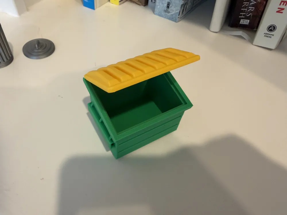 Front Load Dumpster - Free 3D Print Model - MakerWorld