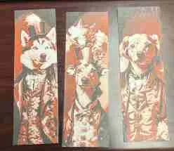 Dapper Dog Portraits Part 2 - Set of 3 Bookmarks by mclanesmemories ...