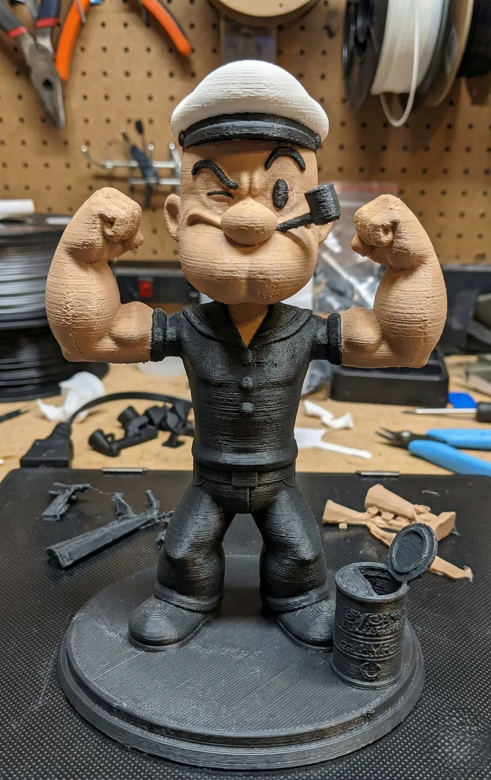 Popeye der Matrose – Kostenloses 3D-Druckmodell – MakerWorld