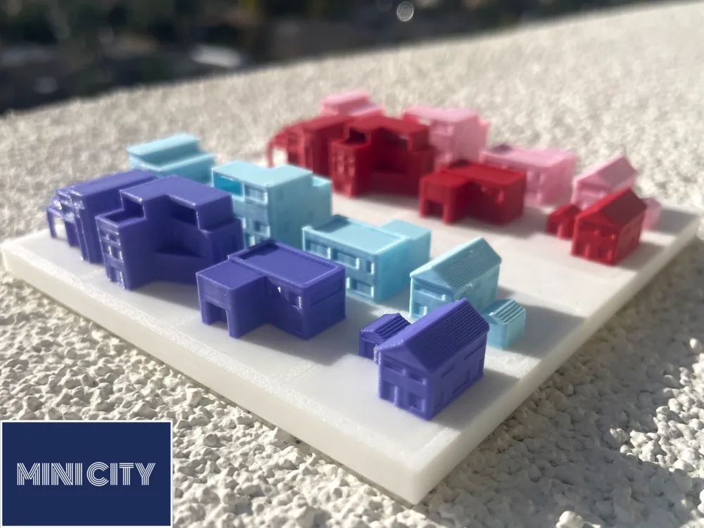 MINI-CITY - Modular Miniature City Blocks by Kit Crafters MakerWorld ...