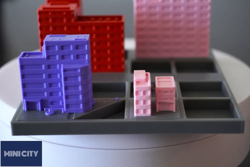 MINI-CITY - Modular Miniature City Blocks by Kit Crafters MakerWorld ...