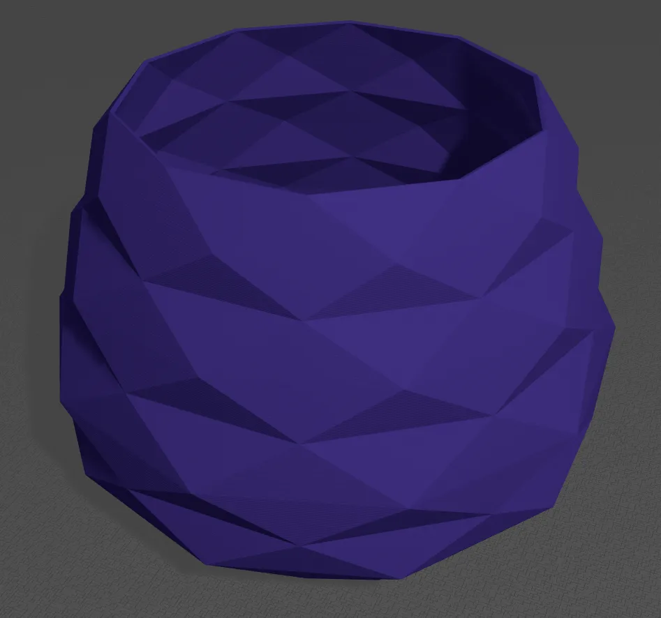 Low poly pot vase Updated by PrintTech101 - MakerWorld