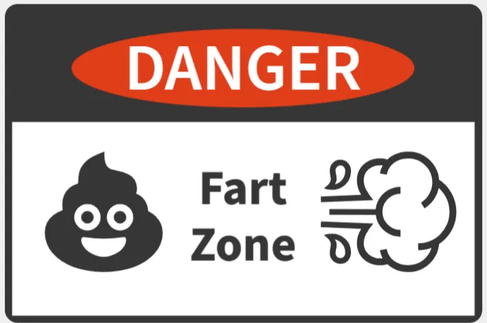 Danger! Fart Zone Sign by StoleDaMonkey - MakerWorld