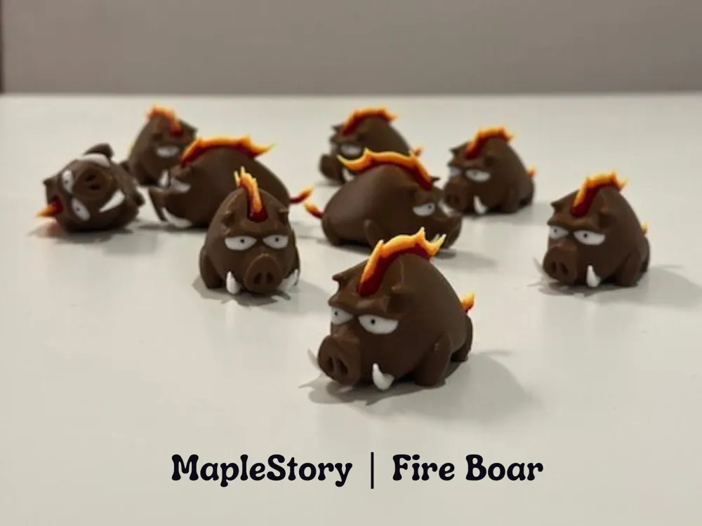 Maplestory | Fire Boar by 3D Pandi - MakerWorld
