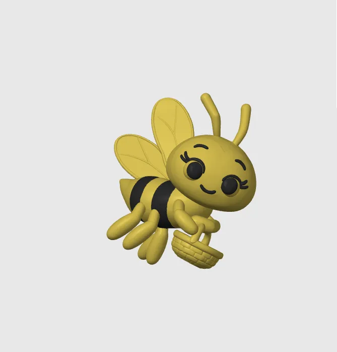 Abejita chiquitita -pequeña abeja plim plim - Modelo de impresión 3D ...