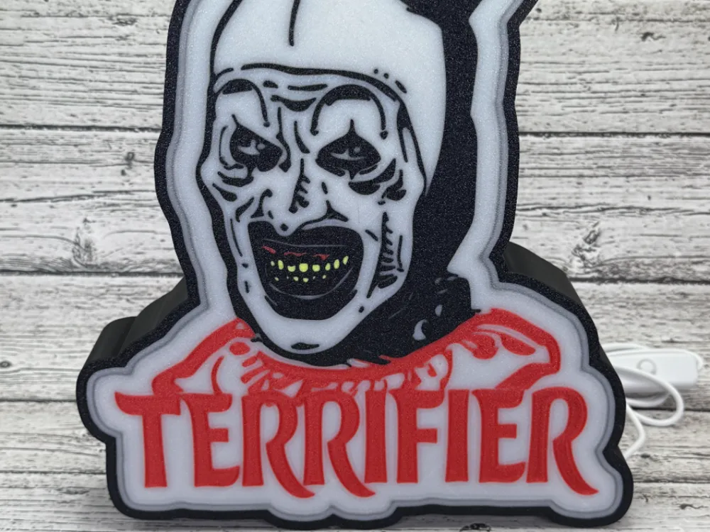 Art the Clown Terrifier Lightbox by Big F MakerWorld: Download Free 3D ...