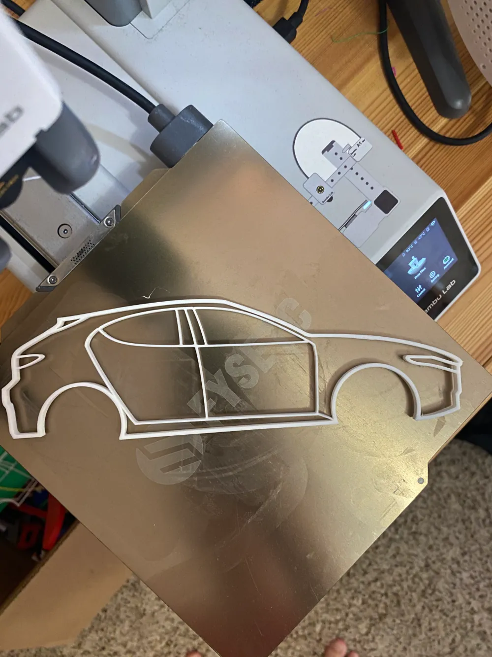 Mazda 3 Hatchback Wall Art Silhouette by ZacharyA1Printing - MakerWorld