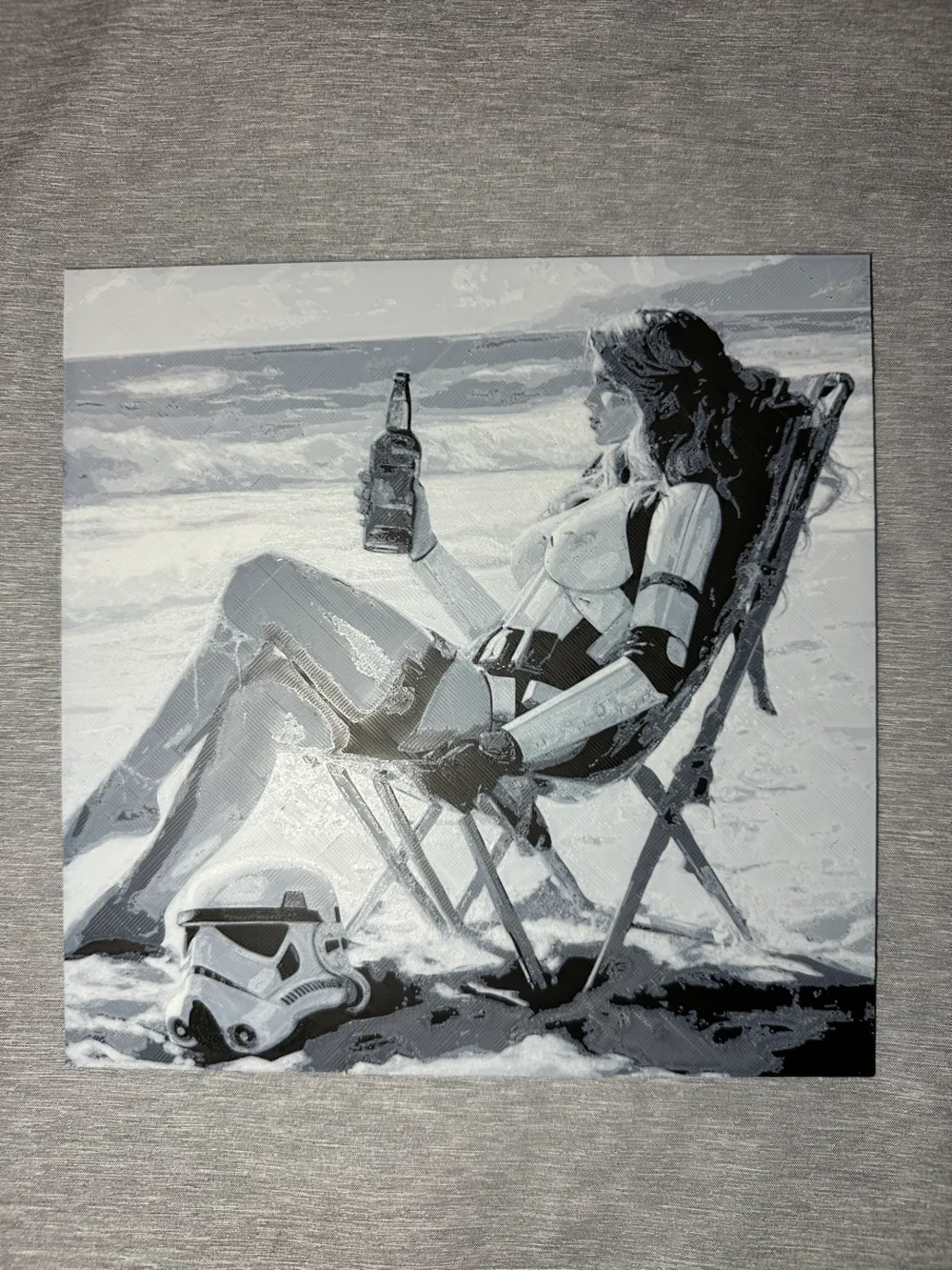 Female Stormtrooper on the Beach by Hey Ben - MakerWorld