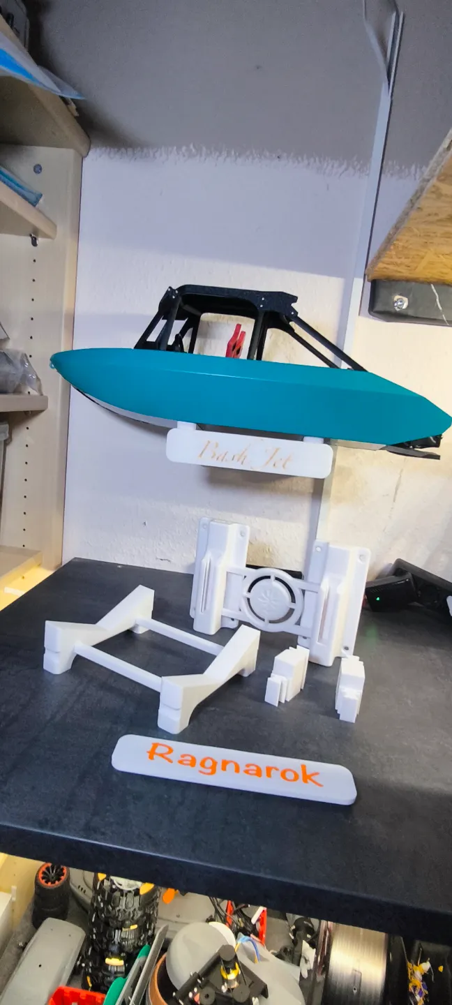 RC Boat Model : Bash Jet Wallmount / Stand by zero79 - MakerWorld