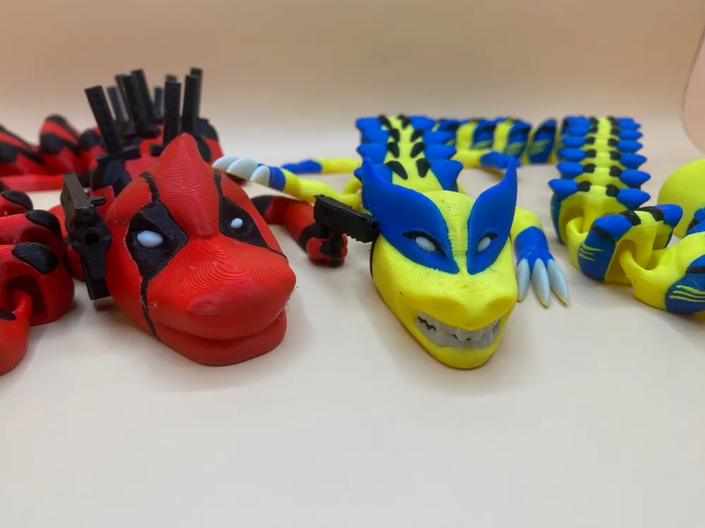 Wolverine Dragon - Articulated by ninjake - MakerWorld