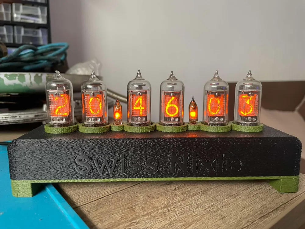 SUNIX-S Nixie Tube Clock Case by ŠteFix - MakerWorld