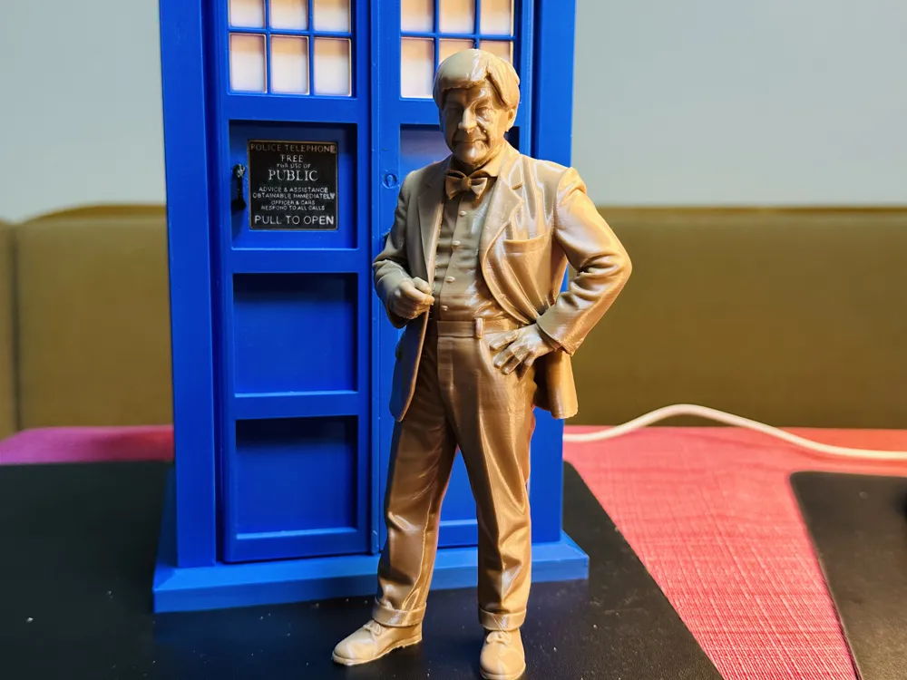 2nd Time-Traveling Doctor Figure – 1:10 Scale - Free 3D Print Model ...