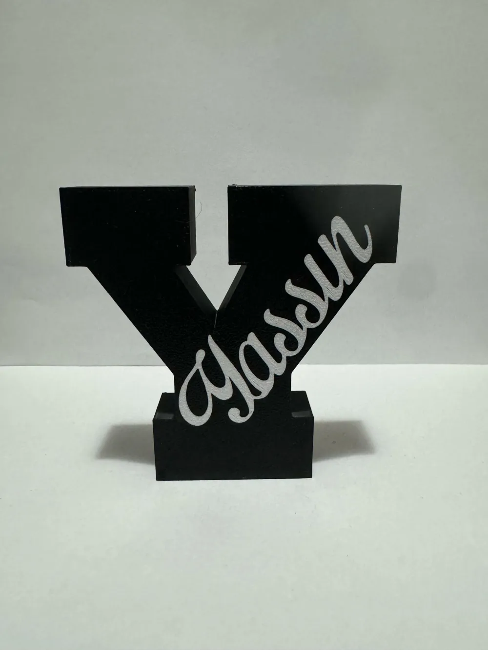 NAME + INITIAL YASSIN by Giacomo92MakerWorld: Download Free 3D Models