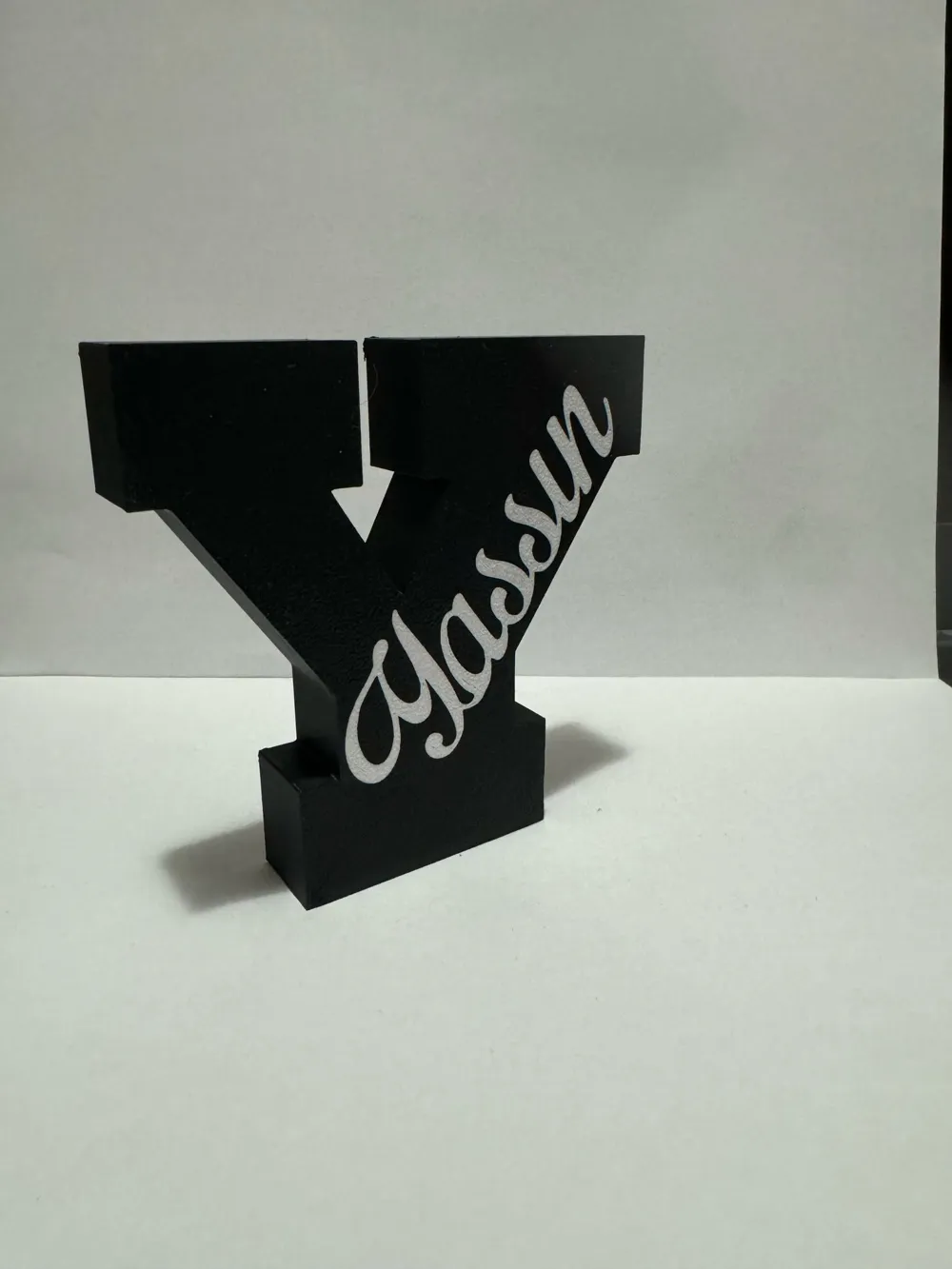 NAME + INITIAL YASSIN by Giacomo92MakerWorld: Download Free 3D Models