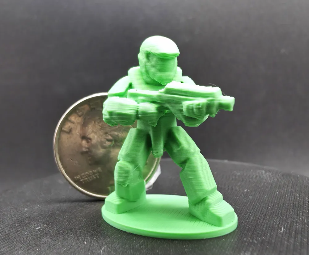 Halo Master Chief Micro-Fig - Free 3D Print Model - MakerWorld