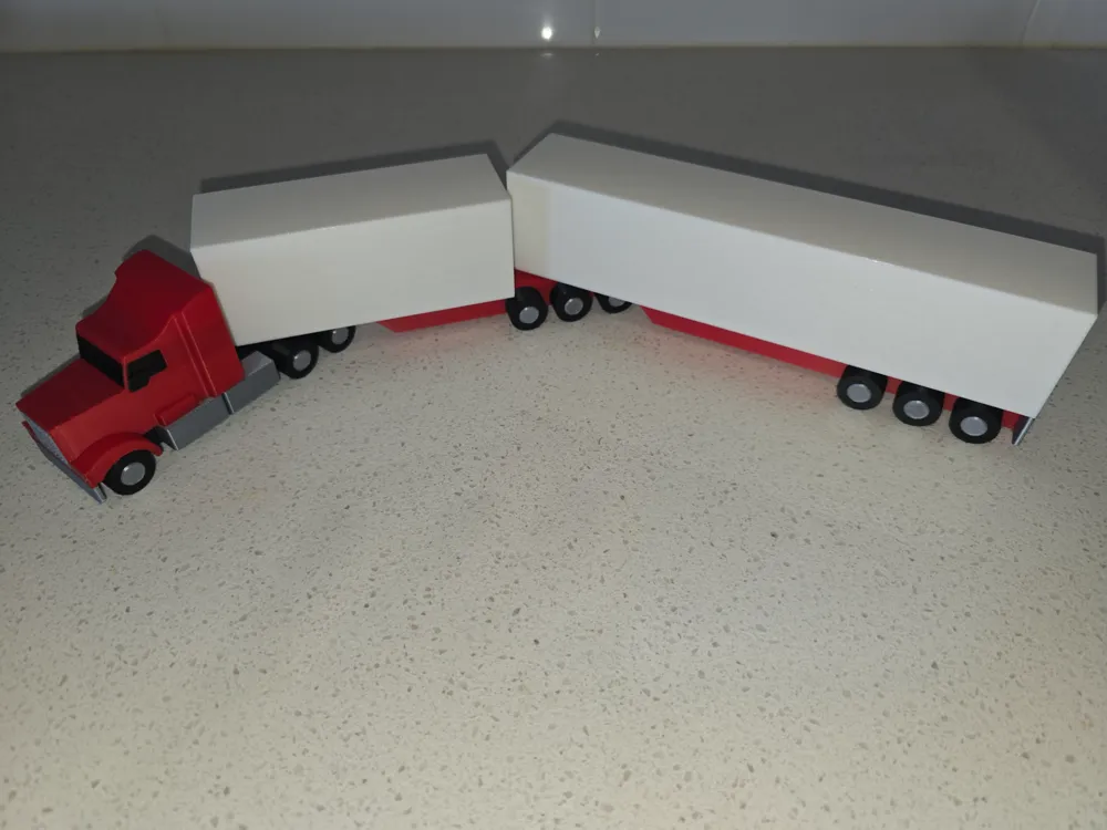 Australian B Double truck / semi by Filaments and Freeways MakerWorld ...