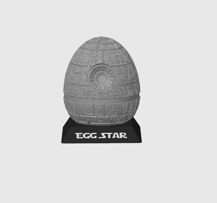 Star Wars Death Star Egg Remixed by 3DMN - MakerWorld