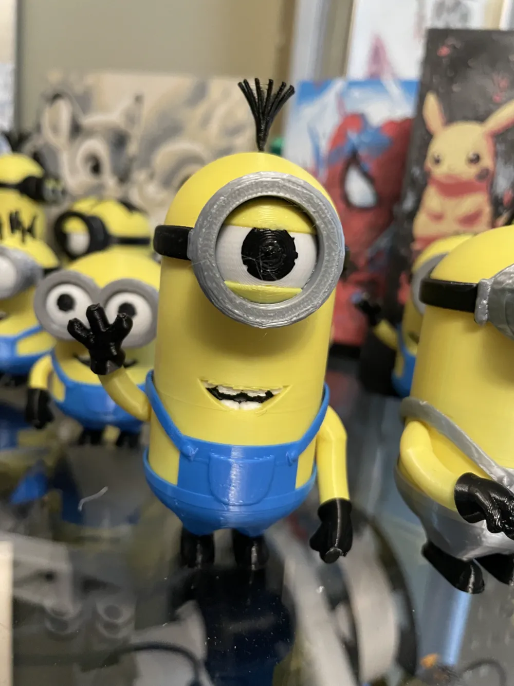 Minions, build from parts Remixed by FuzzyLogic - MakerWorld