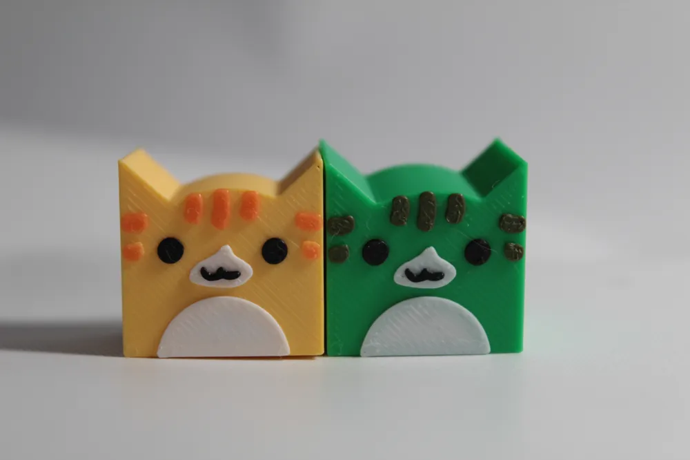 Geometry Dash Cat Icon by Finn Wilbanks MakerWorld: Download Free 3D Models