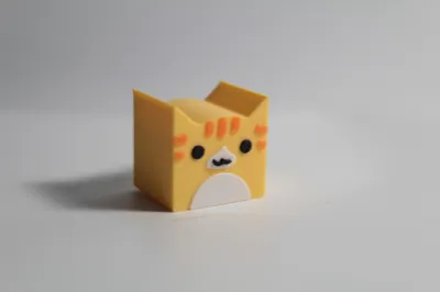 Geometry Dash Cat Icon by Finn Wilbanks MakerWorld: Download Free 3D Models