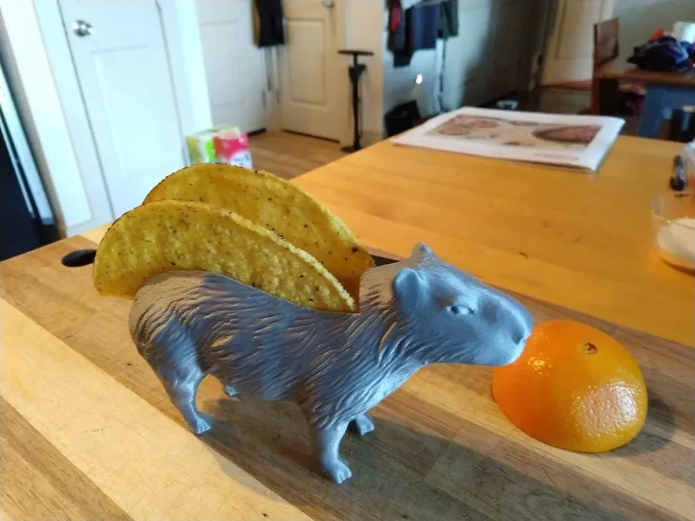 Capybara taco holder by CharlieCO - MakerWorld