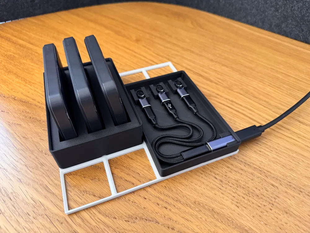 Gridfinity Anker MagGo Battery Charger by fabiogiolito - MakerWorld