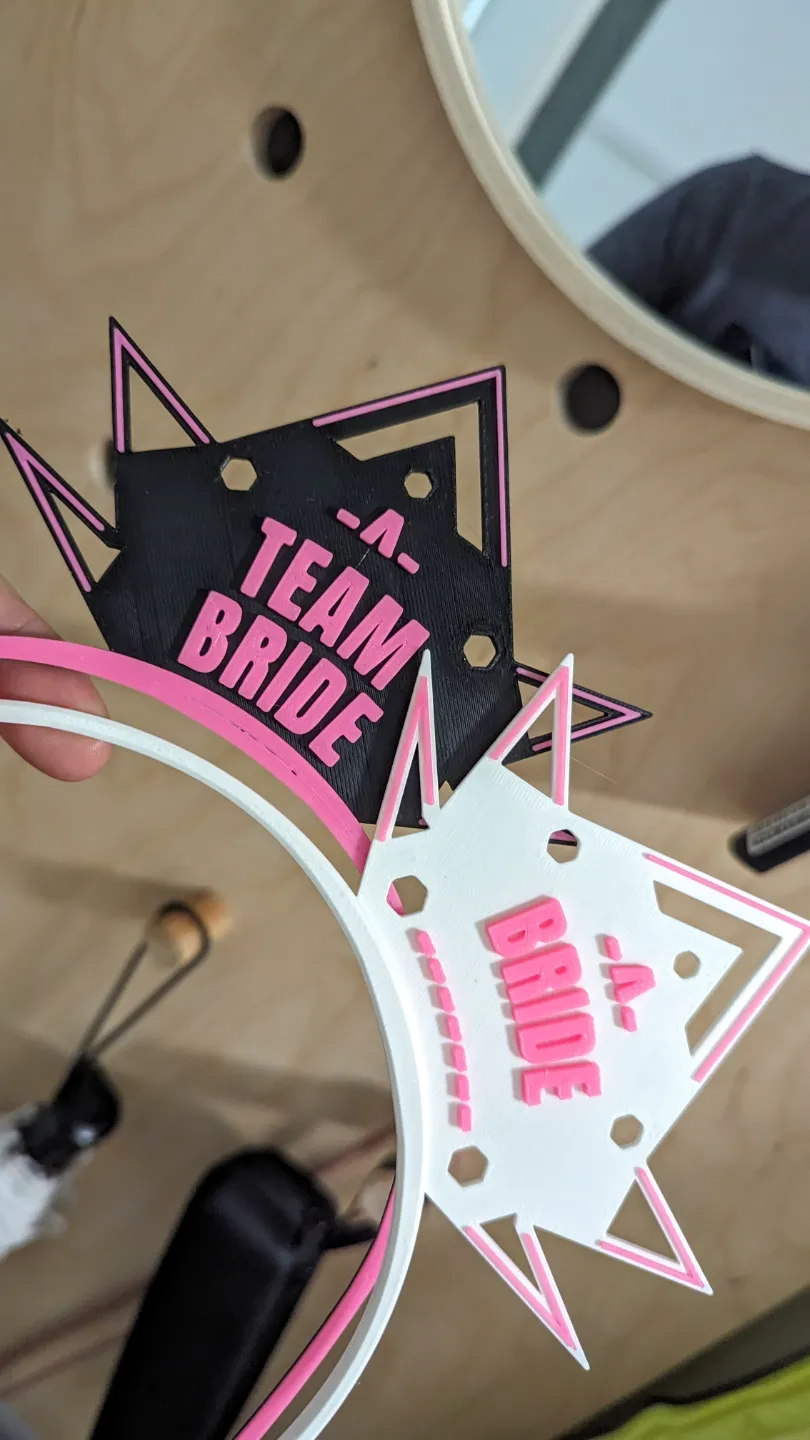 Hairband Team Bride bachelor party / Haarreif JGA Junggesellenabschied ...