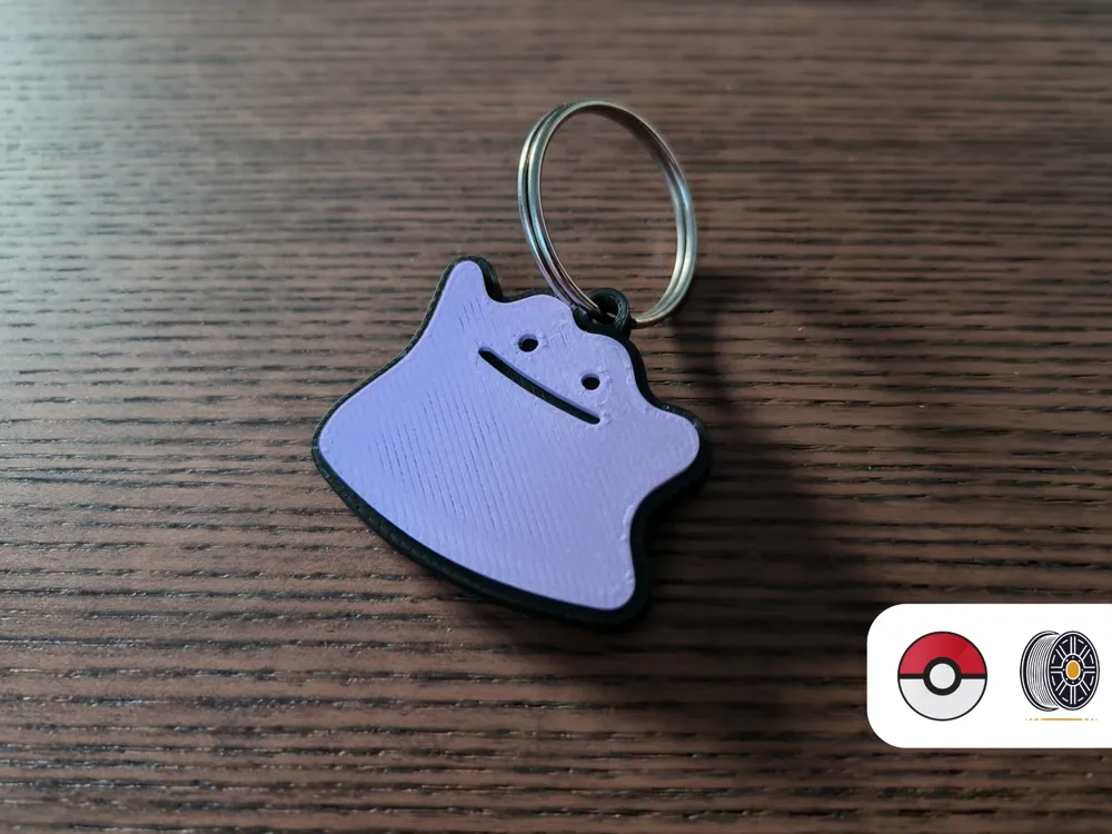 Ditto | Pokemon Keychain Series by Mike.stl MakerWorld: Download Free ...