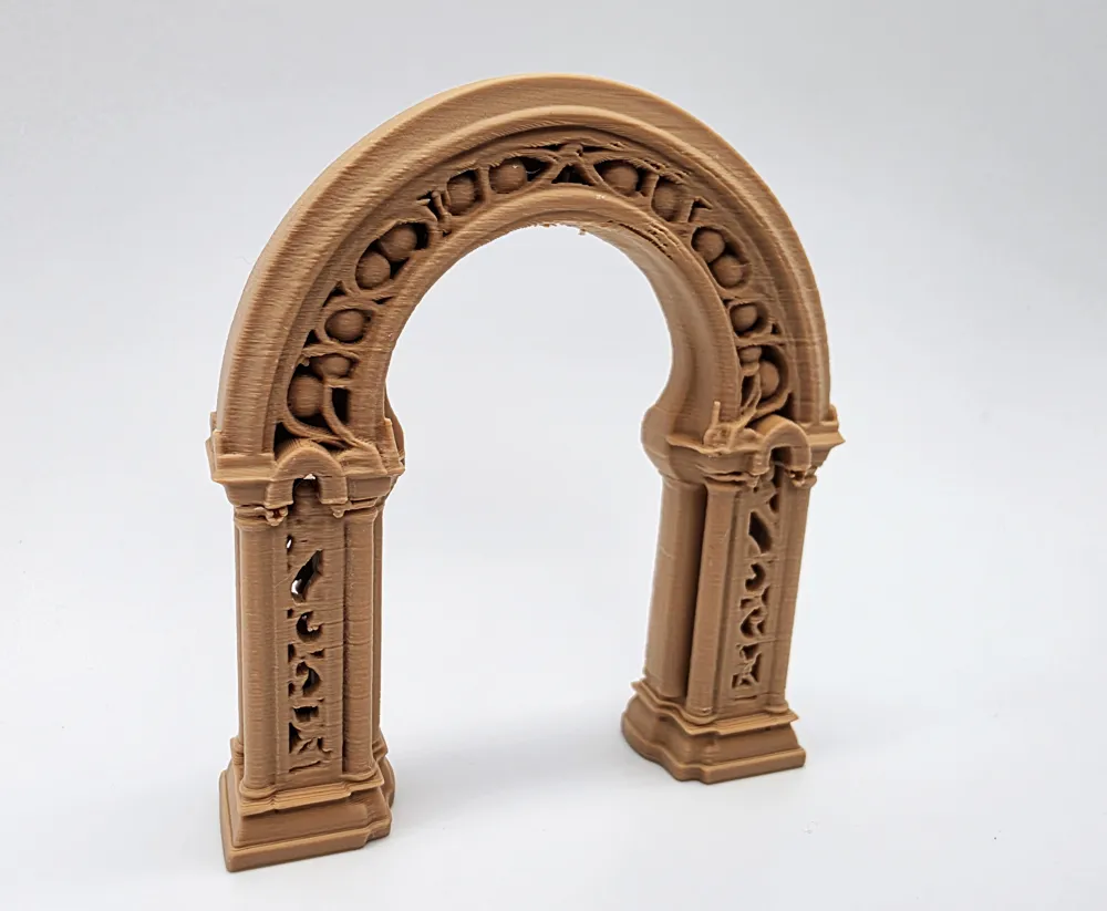 Wood-Carved Garden Arch Miniature by Triple G Workshop MakerWorld ...