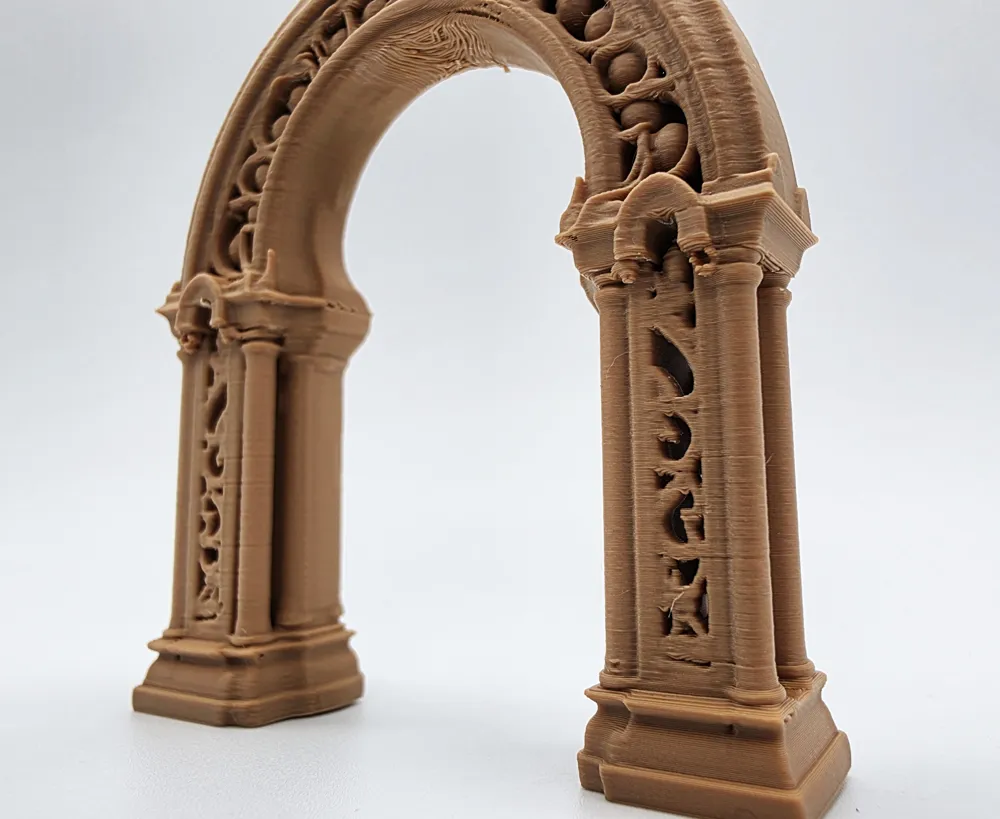 Wood-Carved Garden Arch Miniature by Triple G Workshop MakerWorld ...