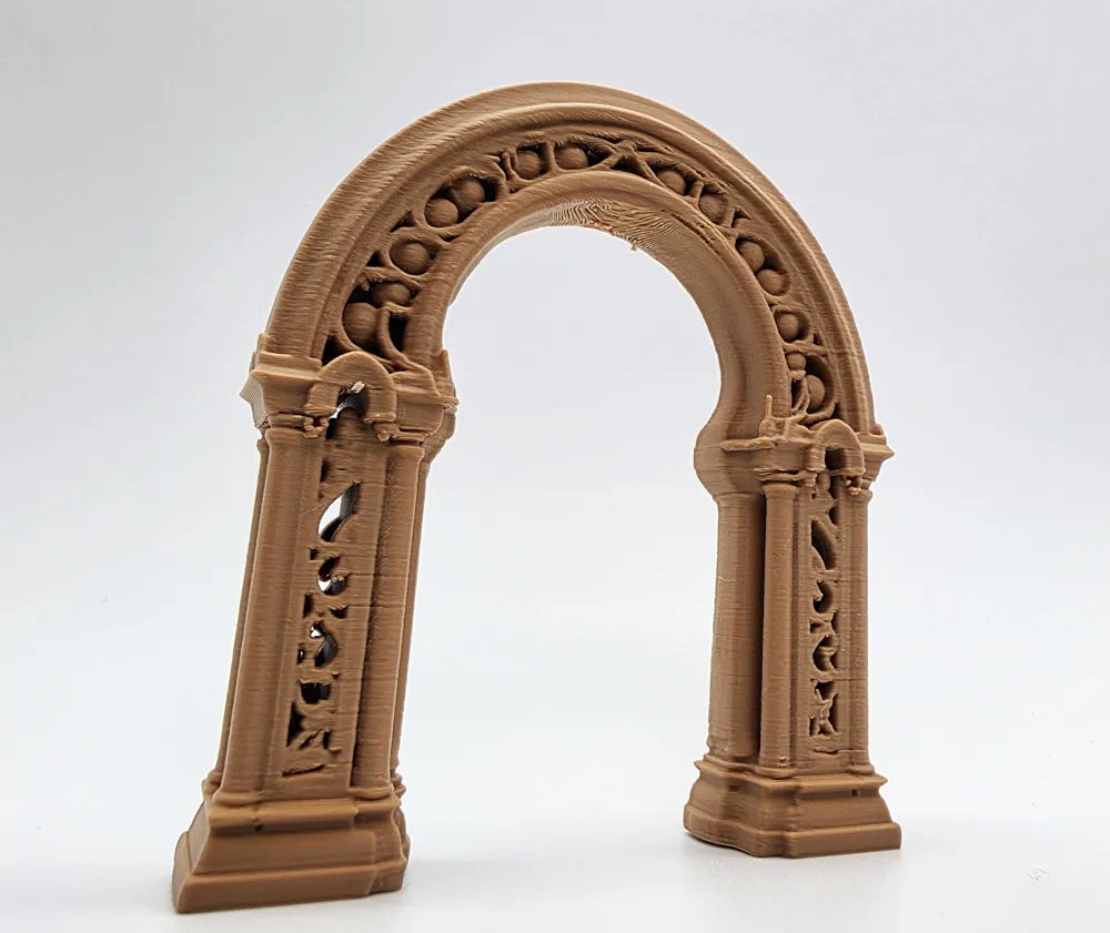 Wood-Carved Garden Arch Miniature by Triple G Workshop MakerWorld ...