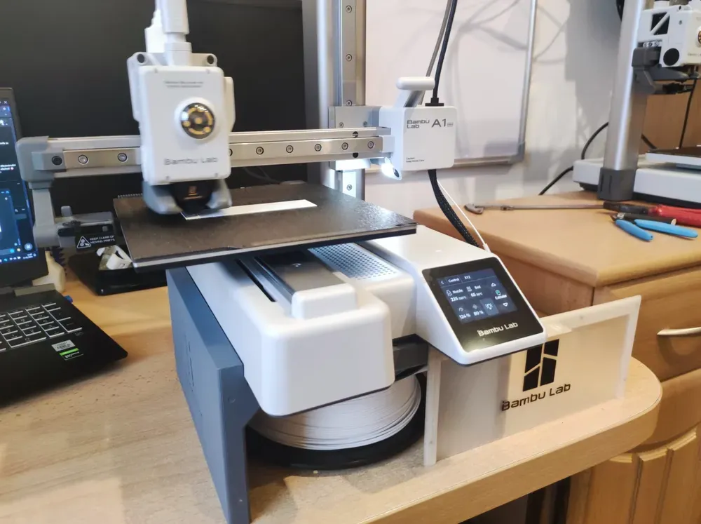 A1 Mini riser - filament enclosure and storage box by ...