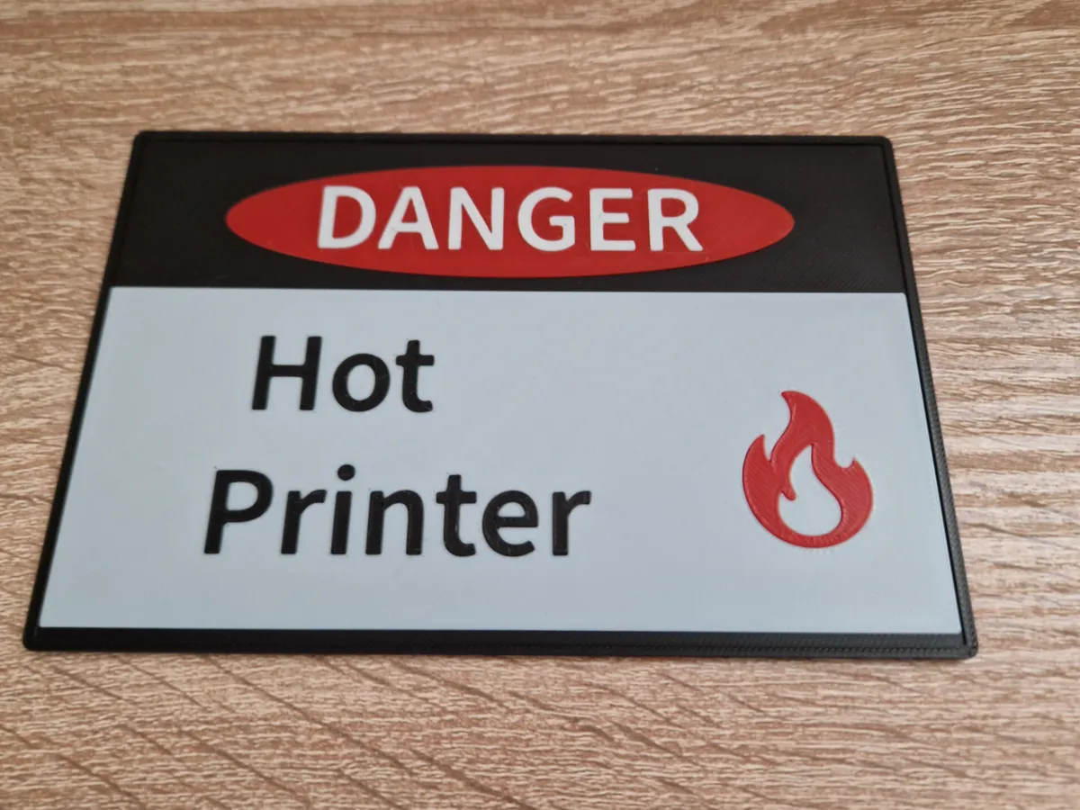 Danger Hot Printer - Free 3D Print Model - MakerWorld