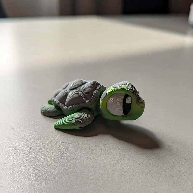 Small Articulated Turtle - Free 3D Print Model - MakerWorld