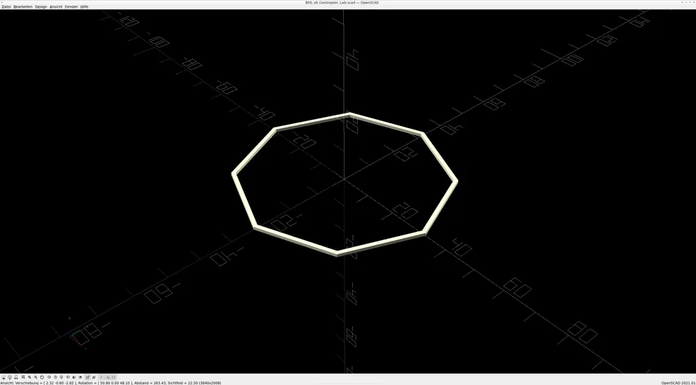 BSG 2D OCTAGON FRAME | Basic shape by Contraptor Lab - MakerWorld