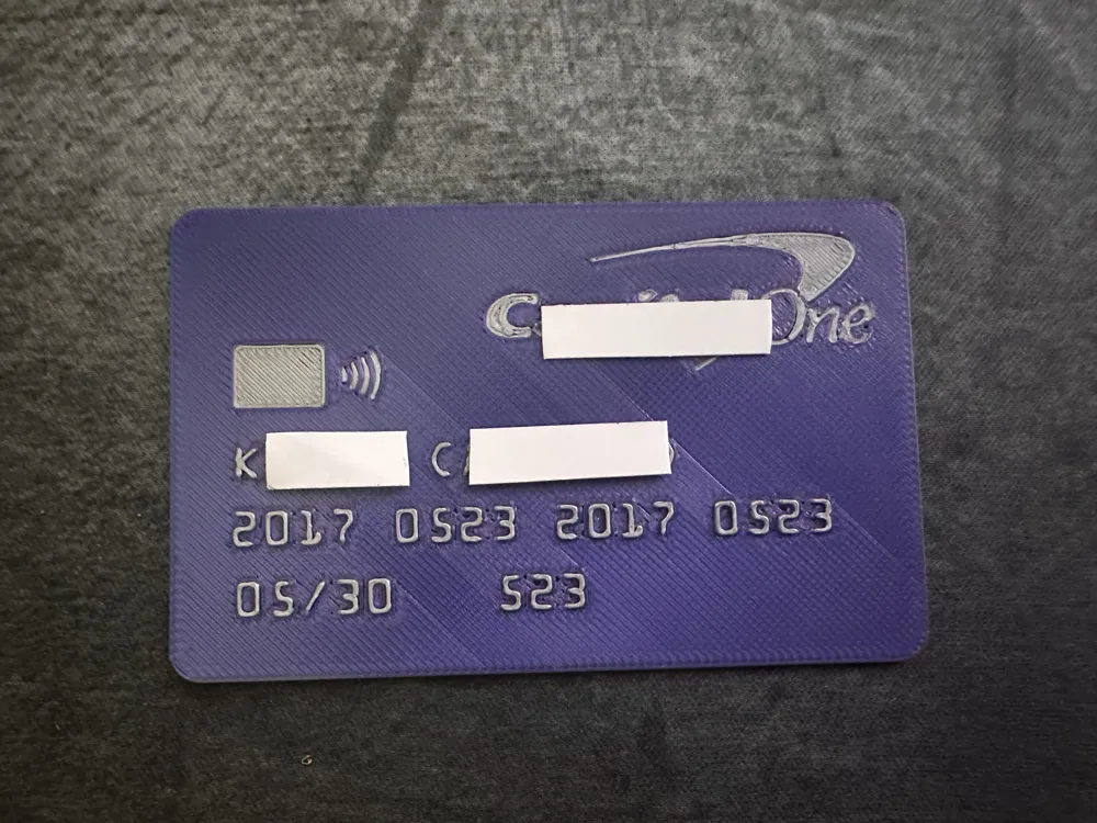 Customizable TOY Credit Card by D-3D Pixel Lab MakerWorld: Download ...