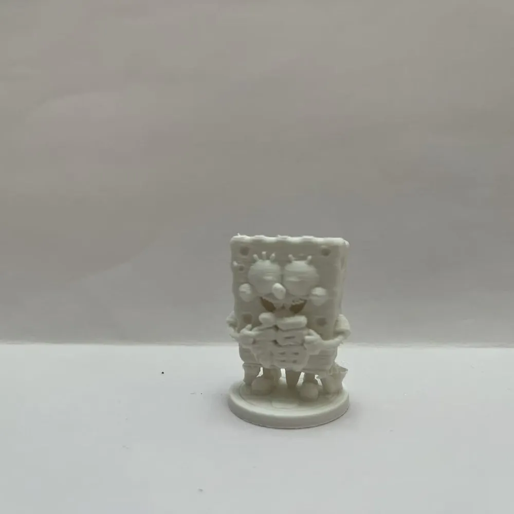 Bob l'éponge tenant le caractère Fu - Édition spéciale Nouvel An ...