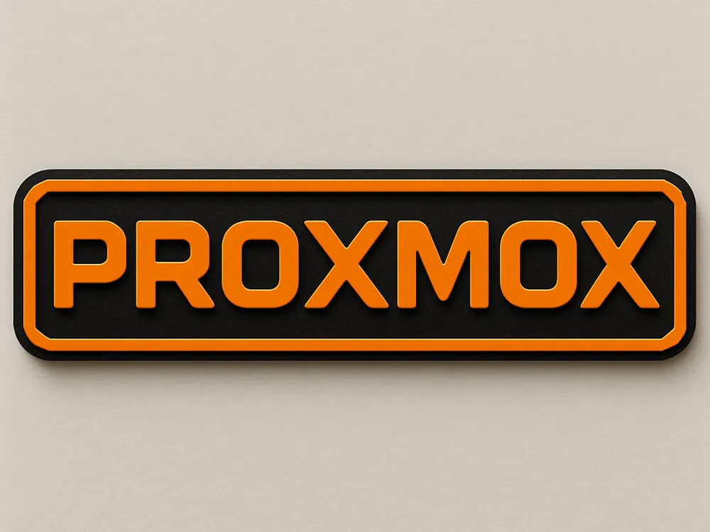 PROXMOX logo sign by INVADIA MakerWorld: Download Free 3D Models