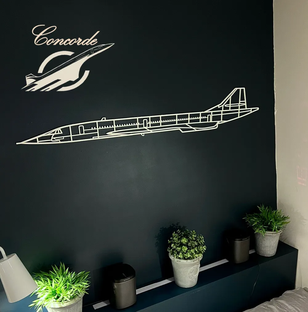 Concorde Side Profile by AvioDesign - MakerWorld