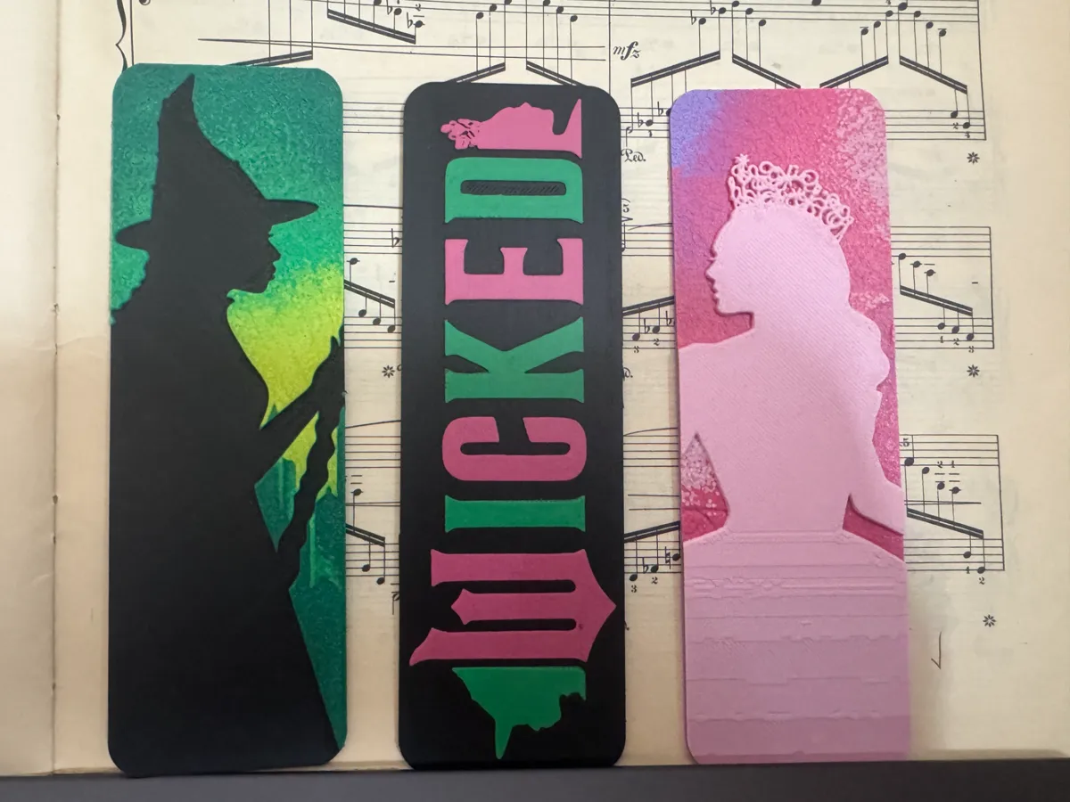 Glinda & Elphaba Bookmarks - Free 3D Print Model - MakerWorld