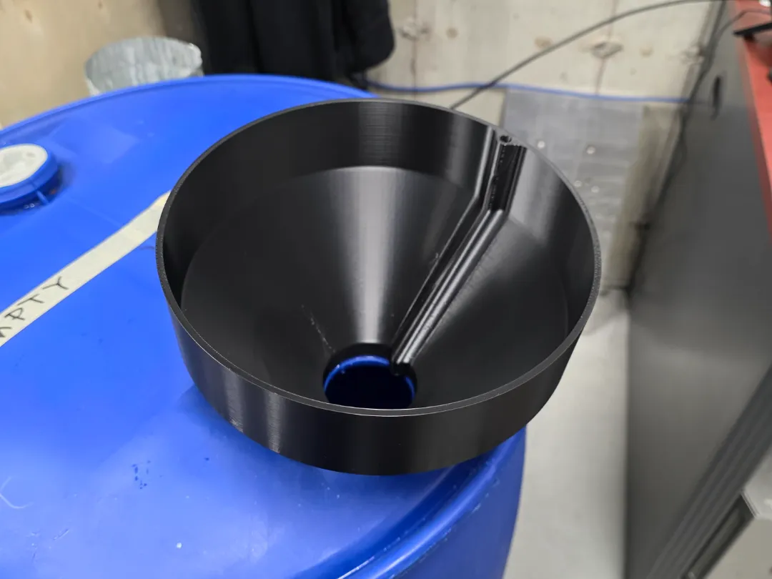 Vented funnel for poly barrels - Free 3D Print Model - MakerWorld