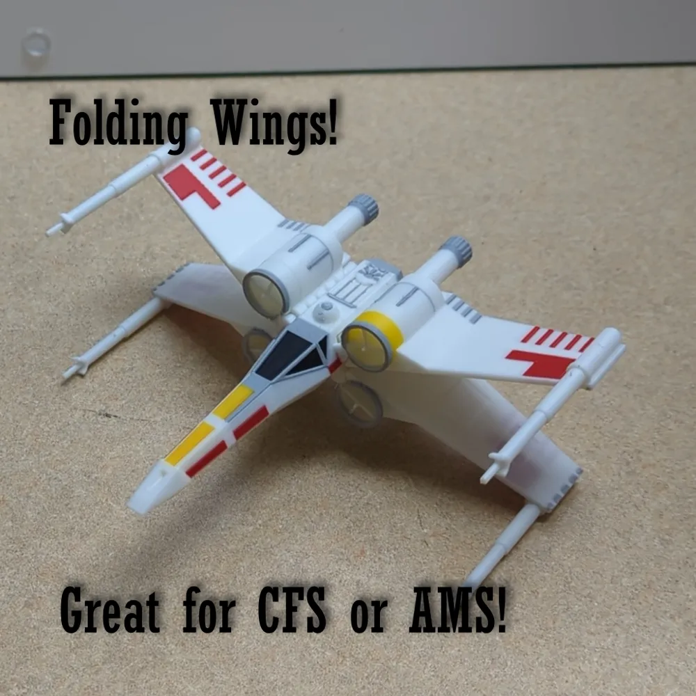 X-Wing: Articulated - Free 3D Print Model - MakerWorld