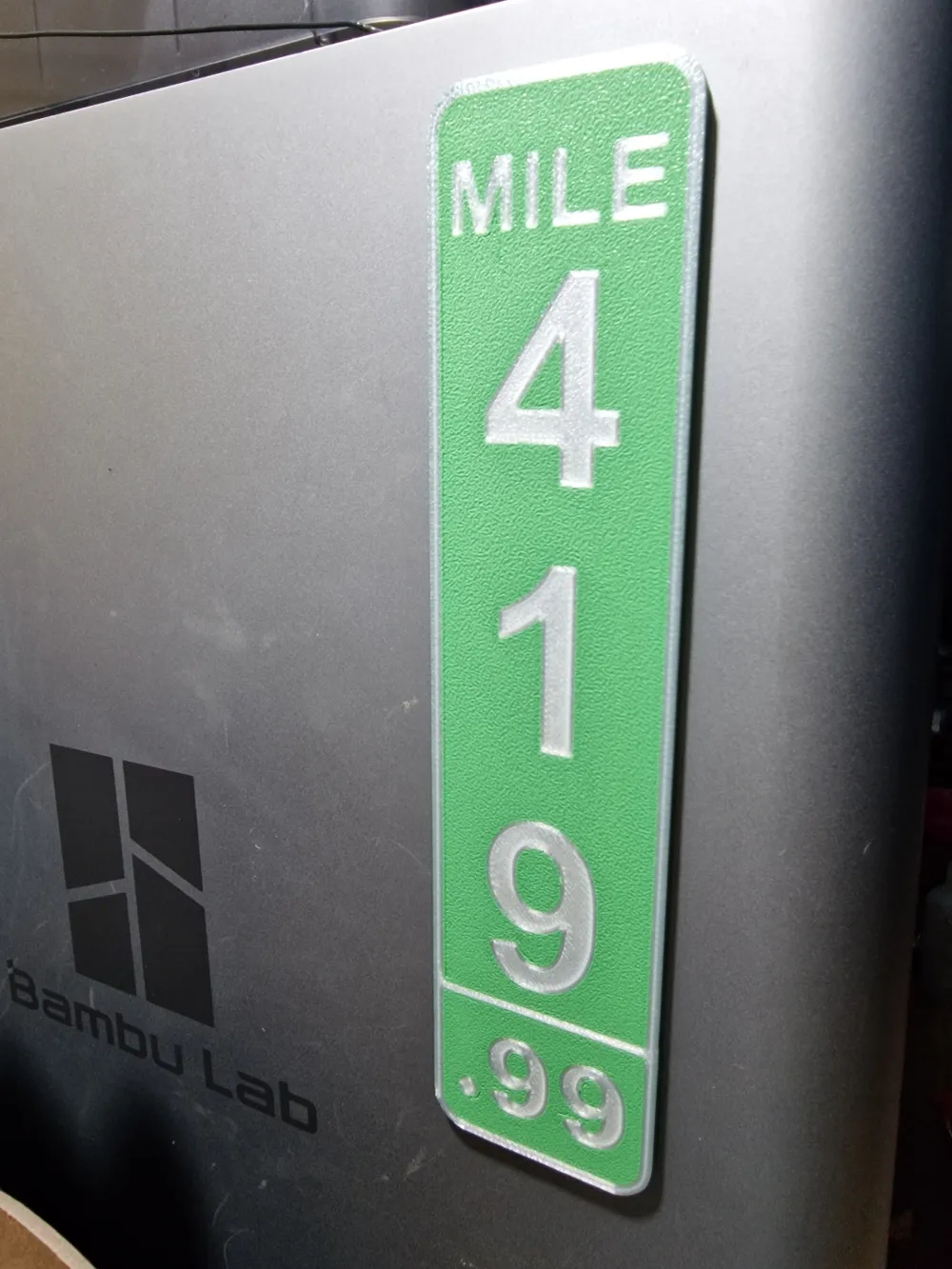 Colorado Mile Marker - Mile 419.99 by 3DomSculpts - MakerWorld