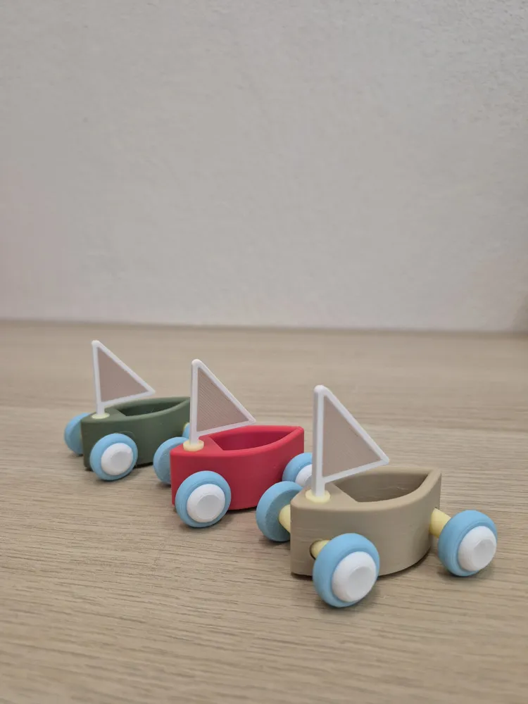 retro-style boats - Free 3D Print Model - MakerWorld