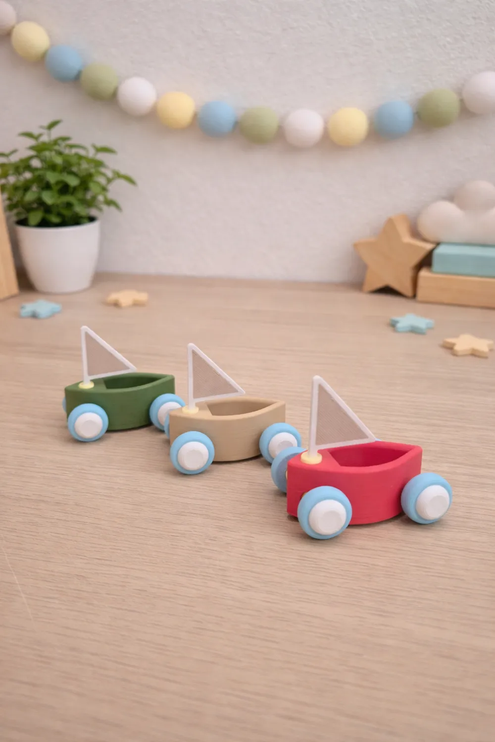 retro-style boats - Free 3D Print Model - MakerWorld