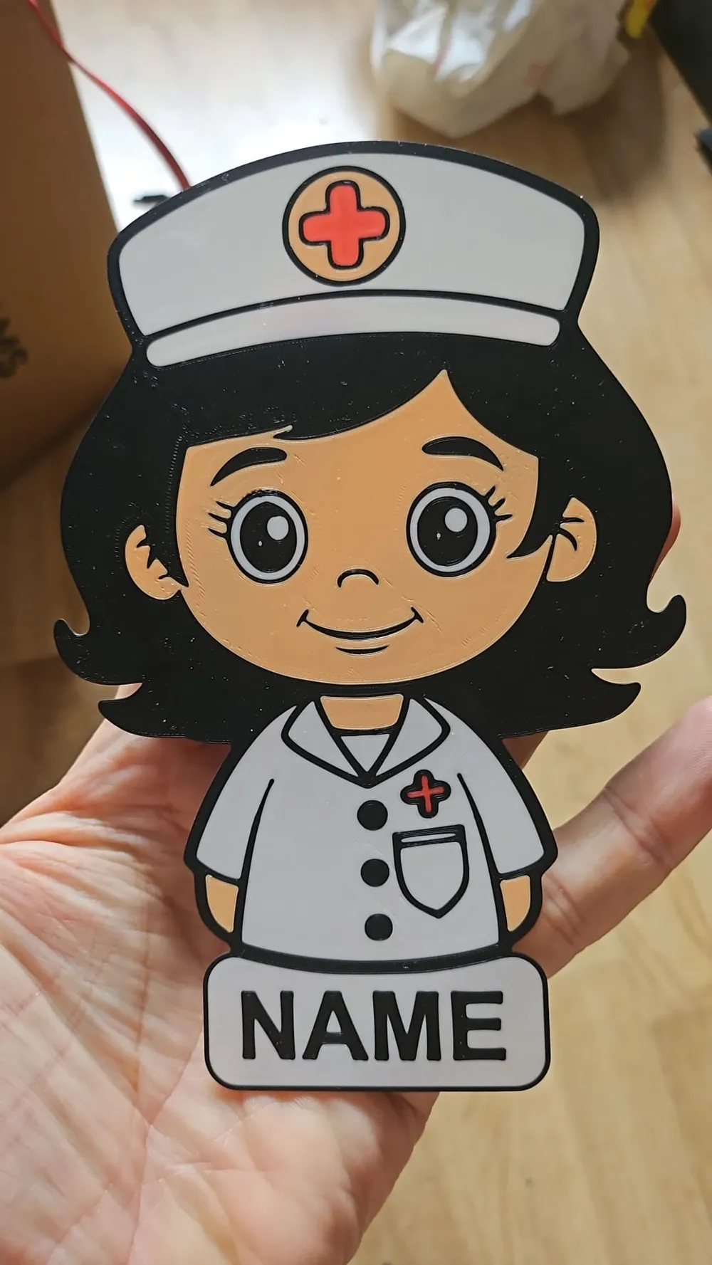 Nurse 2 customizable name by DaViNcHi MakerWorld: Download Free 3D Models